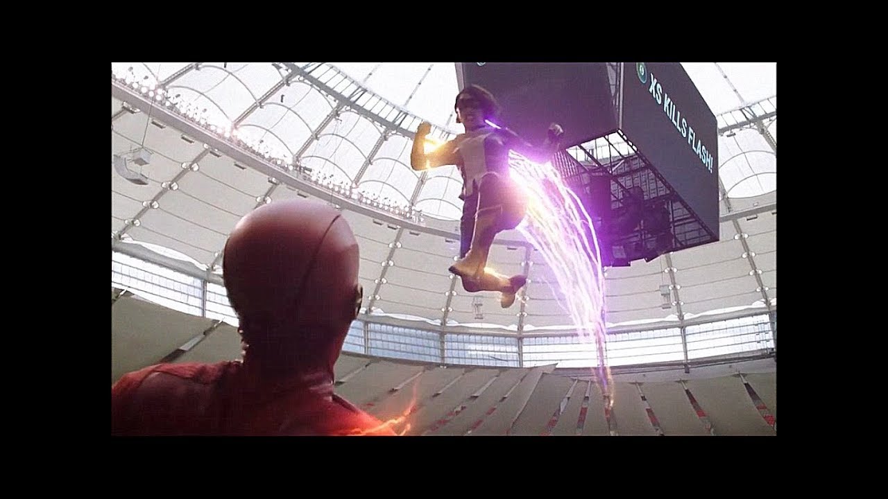 XS intenta matar a Flash | Flash atrapa a Spin - Iris, Caitlin... - THE ...
