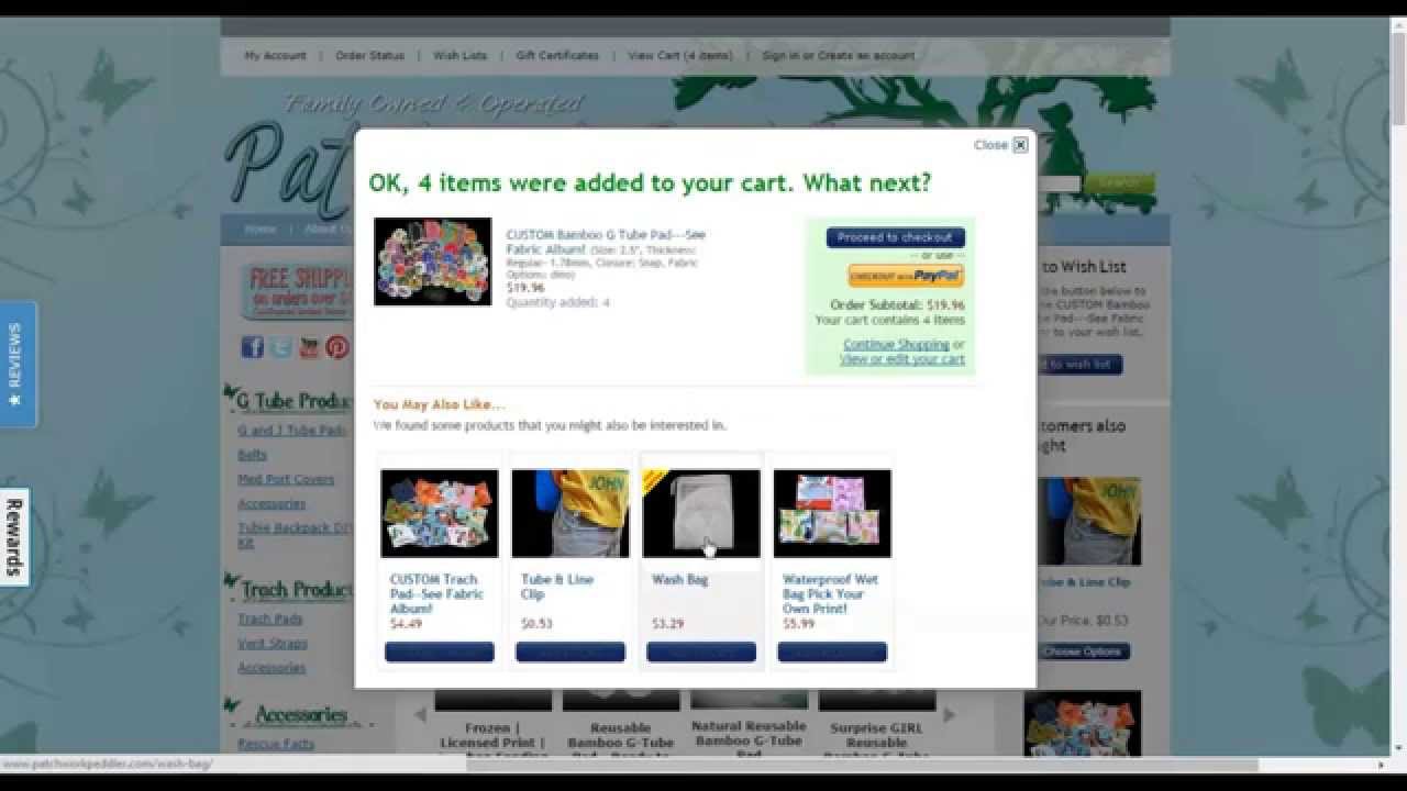 How to Order Custom Feeding Tube Pads | Patchwork Peddler - YouTube