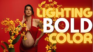 How I Created This Bold Red Portrait | 2-Light Studio Photography Tutorial