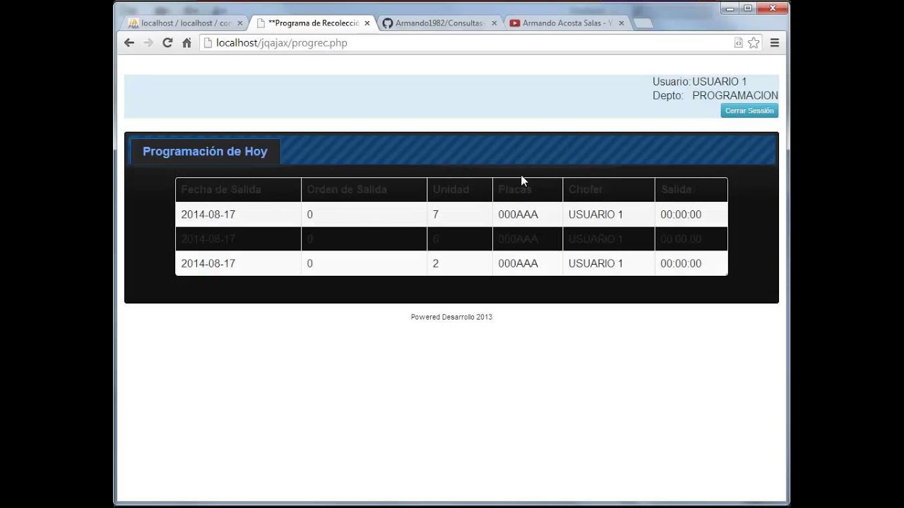 Consultas Php Jquery Ajax Youtube