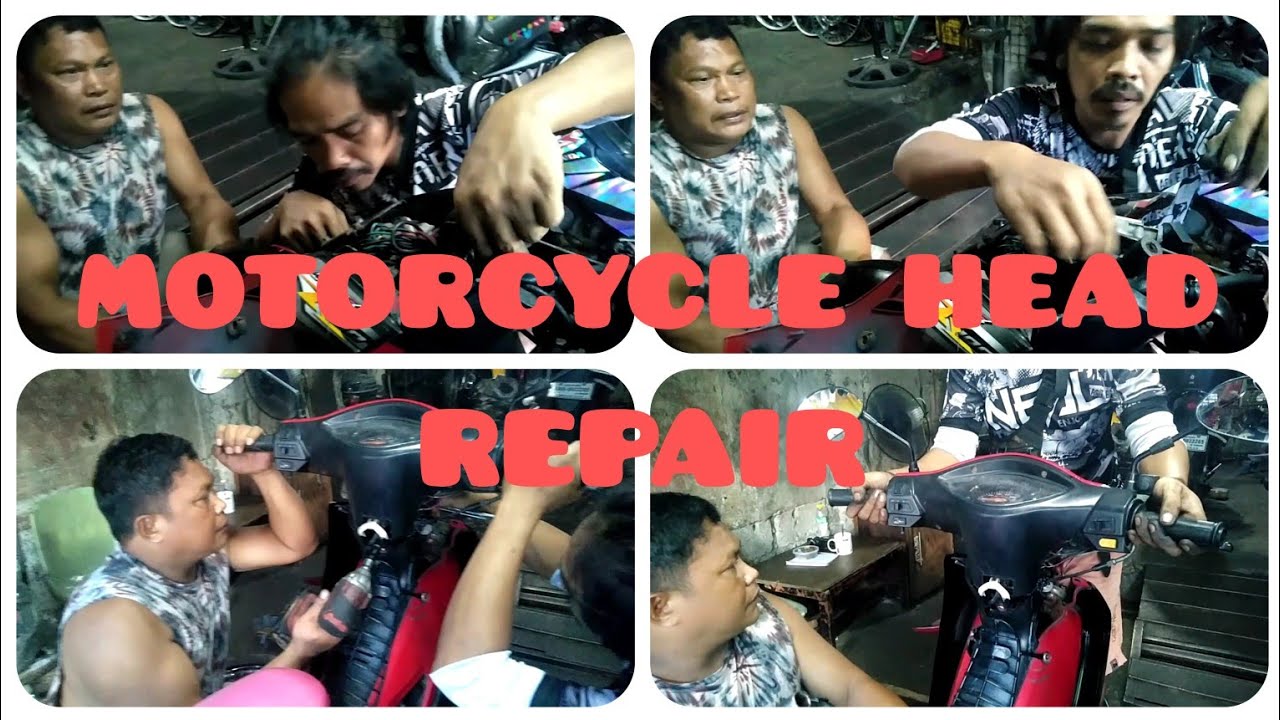MOTORCYCLE HEAD REPAIR #anakmagsasakatv #repair #motorcycle - YouTube