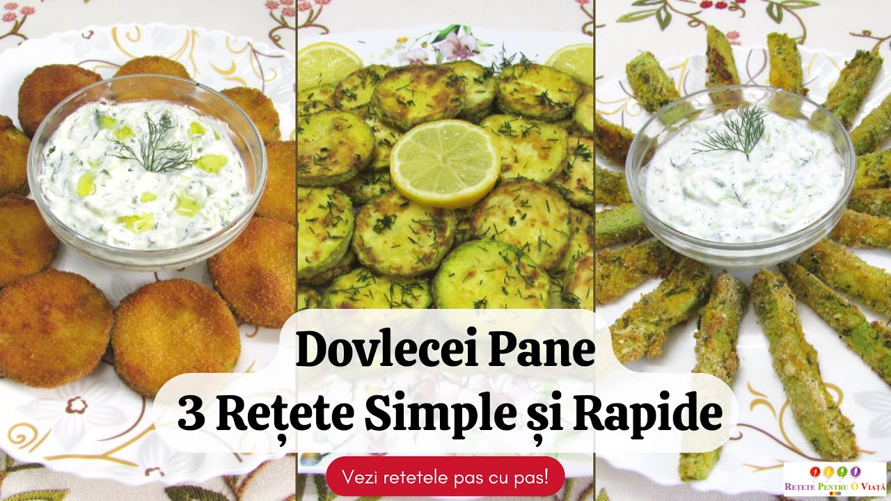 Dovlecei Pane: 3 Retete de Dovlecei Pane Simple si Rapide - Retete Pas ...