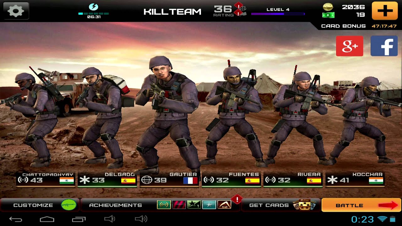 Rivals at War: Firefight - Android and iOS gameplay 3 GamePlayTV - YouTube