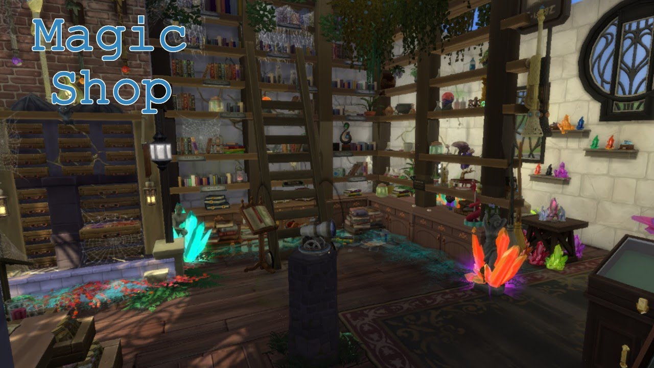 Magic Shop (No CC) | The Sims 4 - YouTube