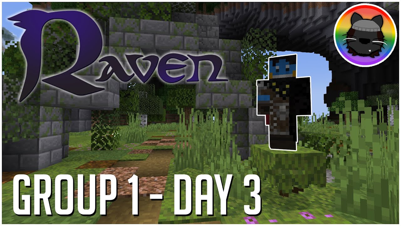 Minecraft Raven Gameshow [3] Group 1 - Third Day - YouTube