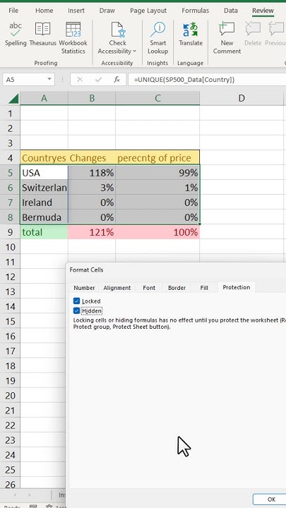 إخفاء المعادلات في الإكسل #shorts #excel Hide Excel Formulas EASILY in 30 SECONDS! 🔥 #shorts ...
