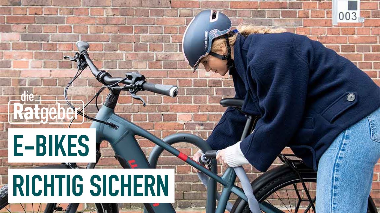 E-Bike-Diebstahl: So sichern Sie Ihr Fahrrad richtig ab | Die Ratgeber - YouTube