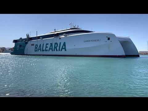 Travelling by Balearia ferry from Denia to Ibiza and Mallorca - YouTube
