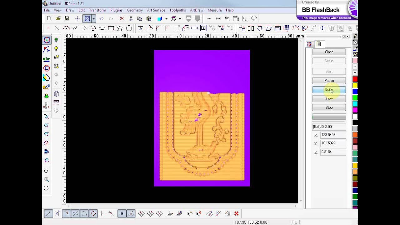 Hướng Dẫn Sử Dụng jdpaint 5.21 - YouTube