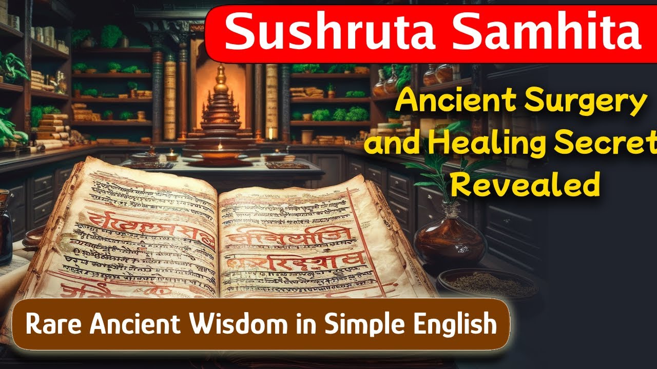 Ancient Surgery and Healing Secrets Revealed - Sushruta Samhita ...