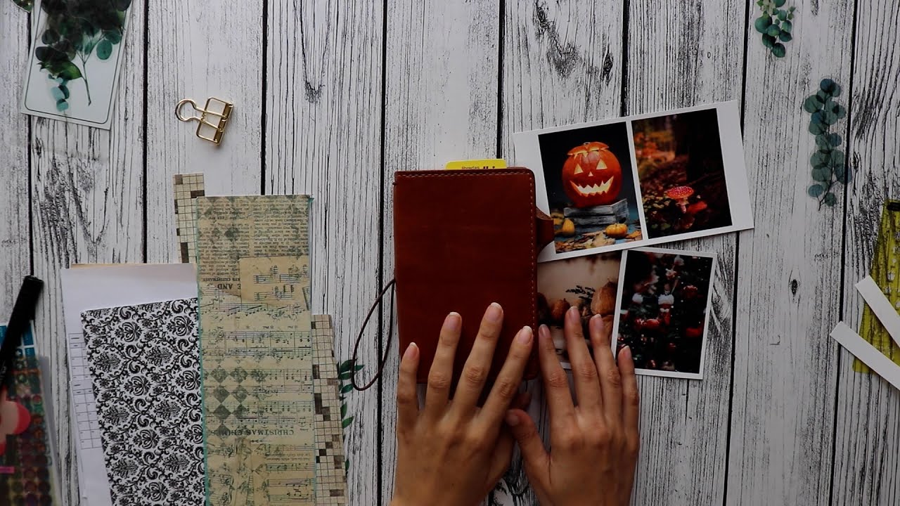 October Bullet Journal Setup in pocket notebook - YouTube