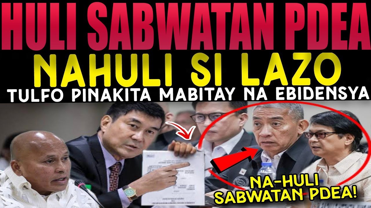 OMG! Tinur0 na! Wasak si PDEA LAZO at ABALOS hindi Nakaligtas kay RAFFY ...