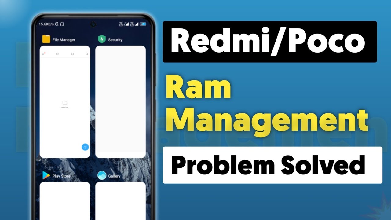 How To Solve Ram Management Problem In Xiaomi, Poco/Redmi Devices ...