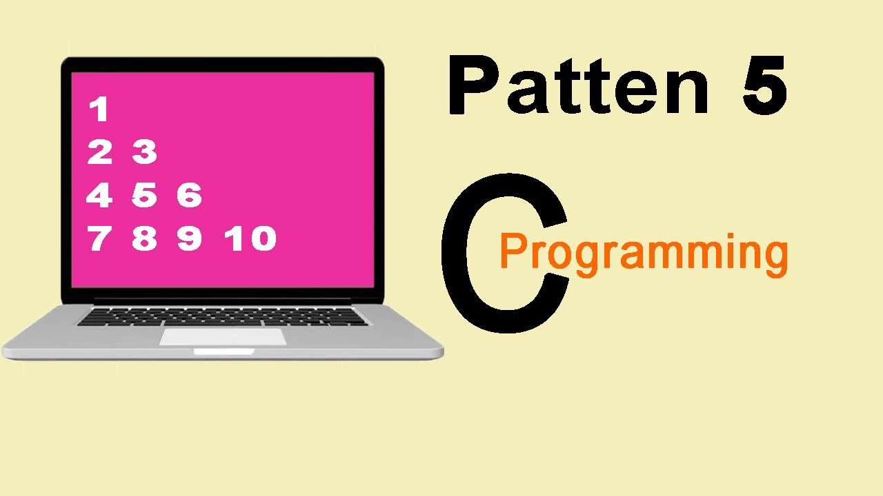 Pattern 5 How To Print Pattern In C Programming YouTube Pattern 5 How To Print Pattern In C Programming YouTube