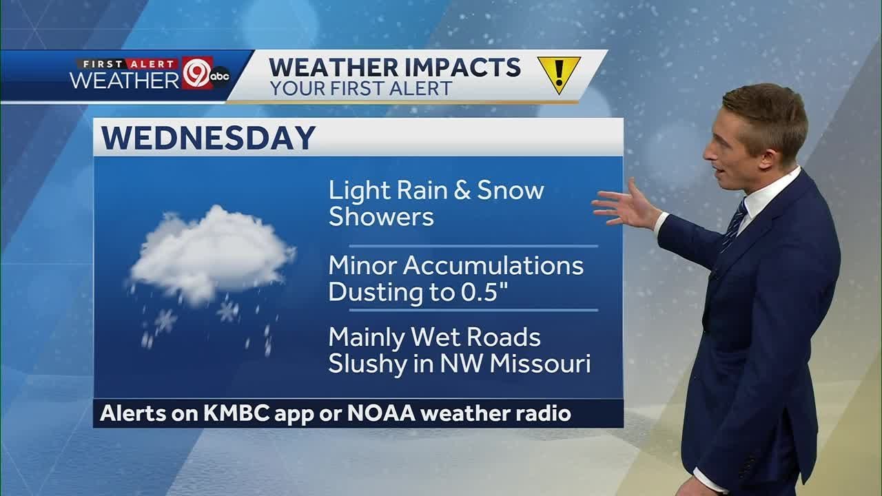 Snow shifts to rain as temperatures tick up - YouTube