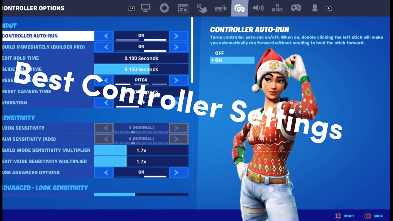Best Fortnite Chapter 4 season 2 Controller Settings For Console PC/PS5 ...