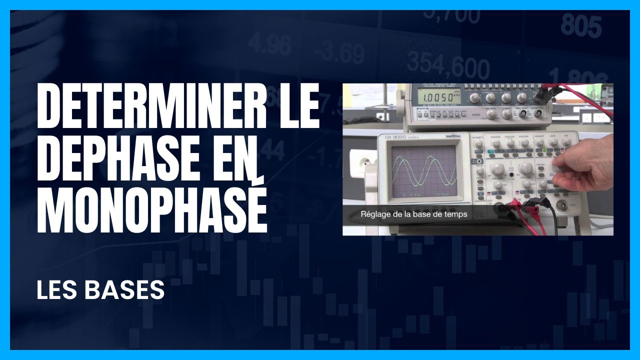 COMMENT DETERMINER UN DEPHASAGE EN MONOPHASE - YouTube