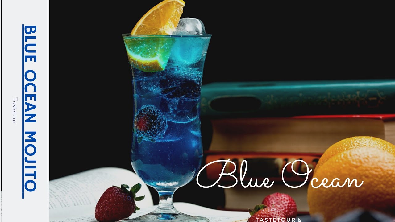 Blue ocean mojito Recipe | Blue ocean Drink banane ka Tareeka |Blue ...