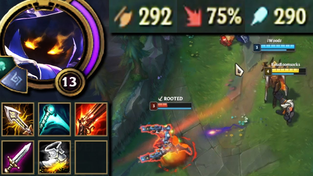 Veigar but it's a full AD Carry build and he'll still one shot you ...