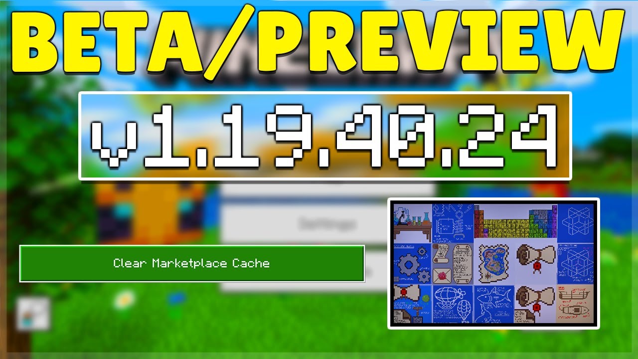 MCPE 1.19.40.24 BETA & PREVIEW REVERTED FEATURES! Minecraft Pocket Edition Bug Fixes! - YouTube