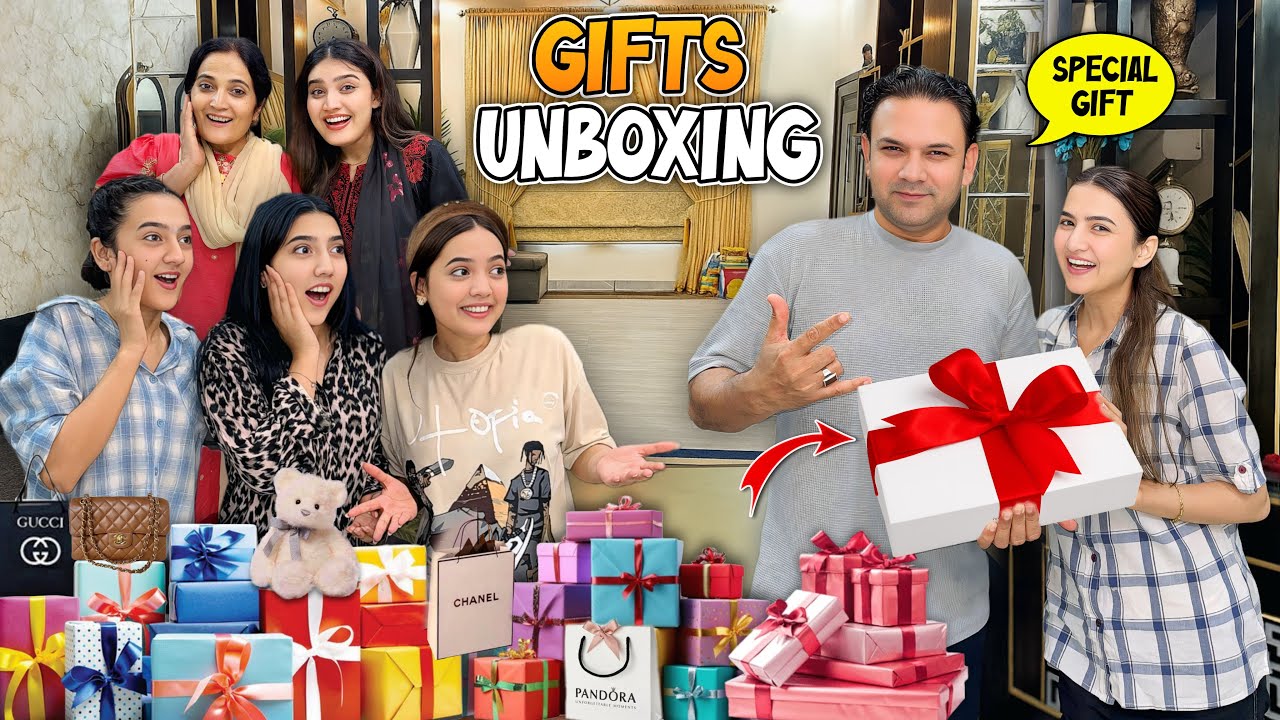 Surprise Gift for Papa 🎁 ️ | Finally Sab Ko Gifts Dy Diye 🎉 | Hira ...