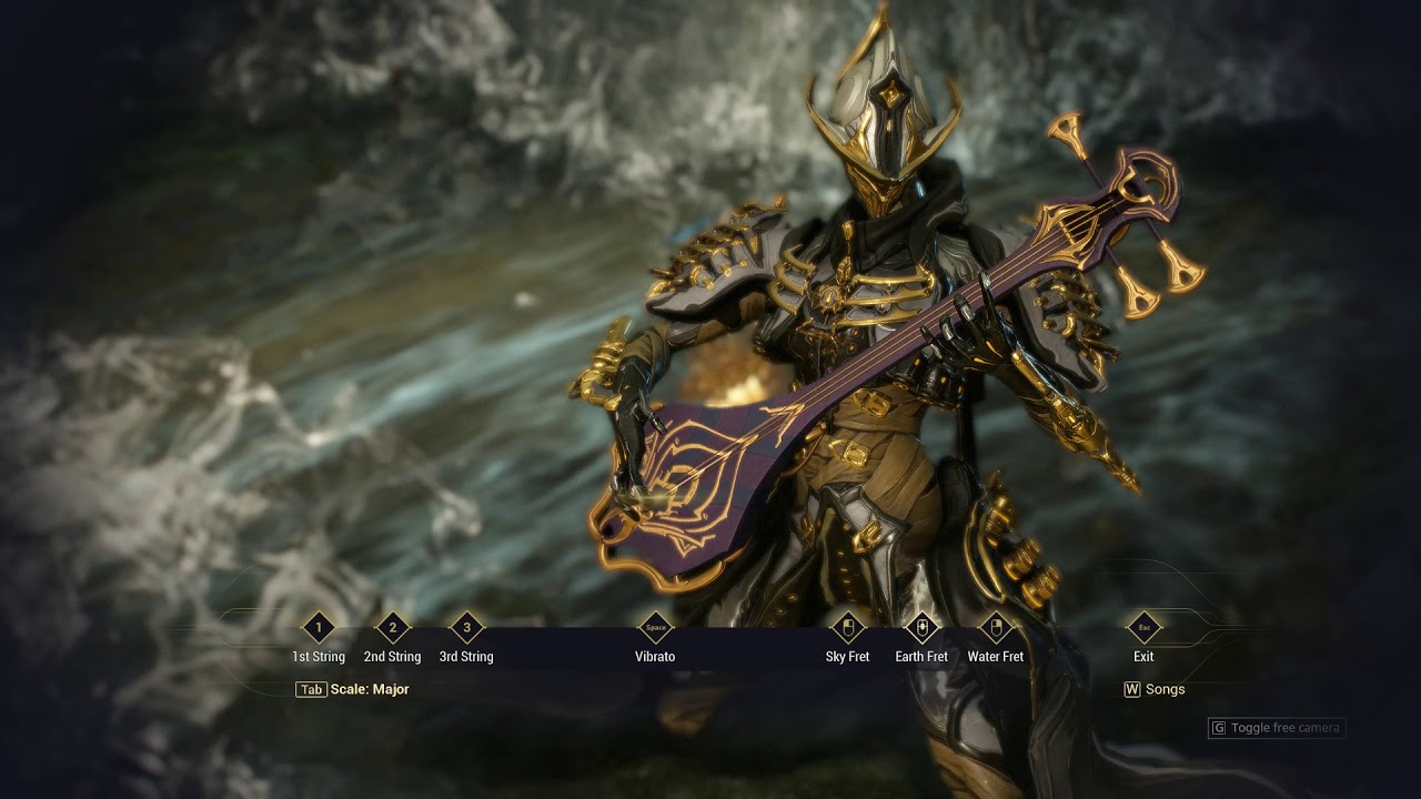 Warframe Shawzin "The Elder Scrolls Theme" - YouTube