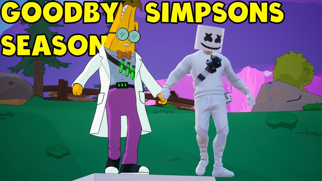 Saying Goodbye to the Fortnite Simpsons Season… I’m Not Ready - YouTube