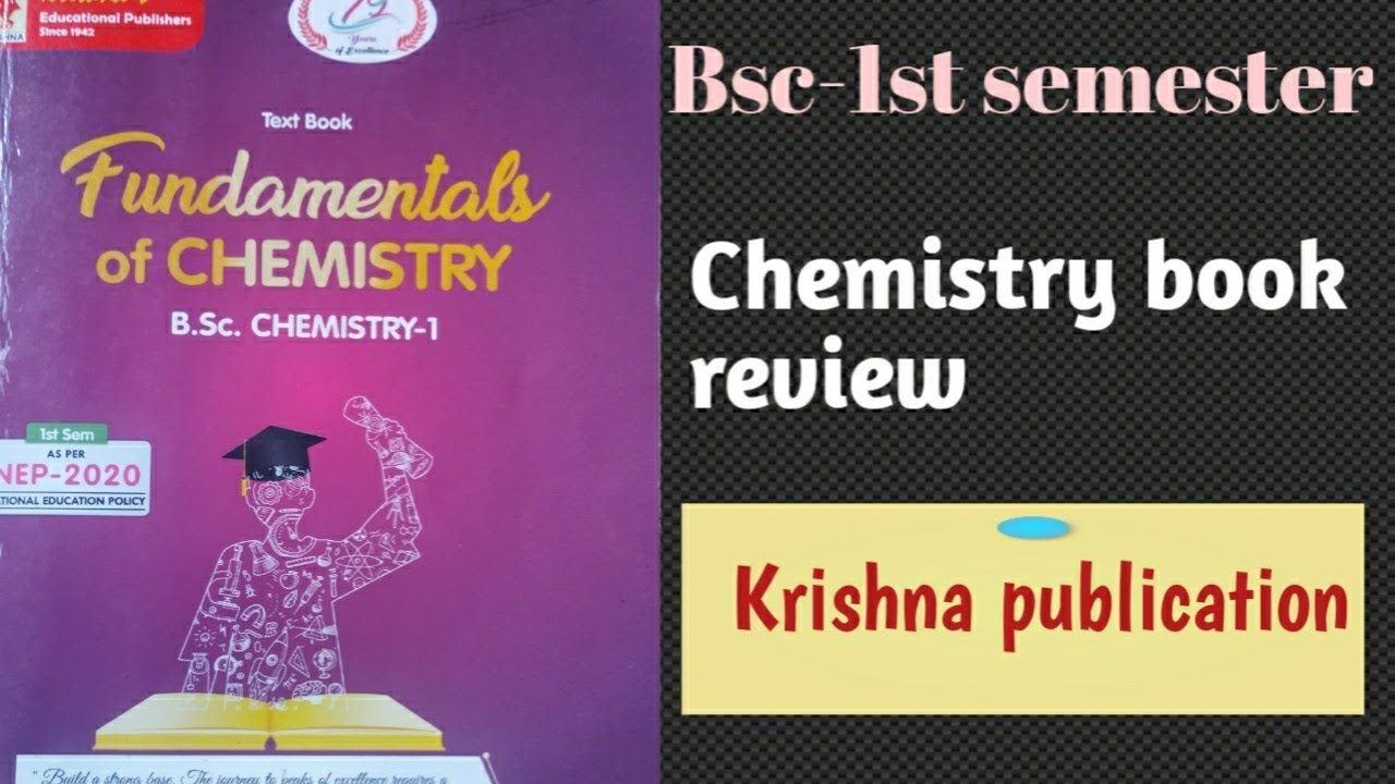 fundamentals of chemistry | Bsc-1st year krishna publication| according ...