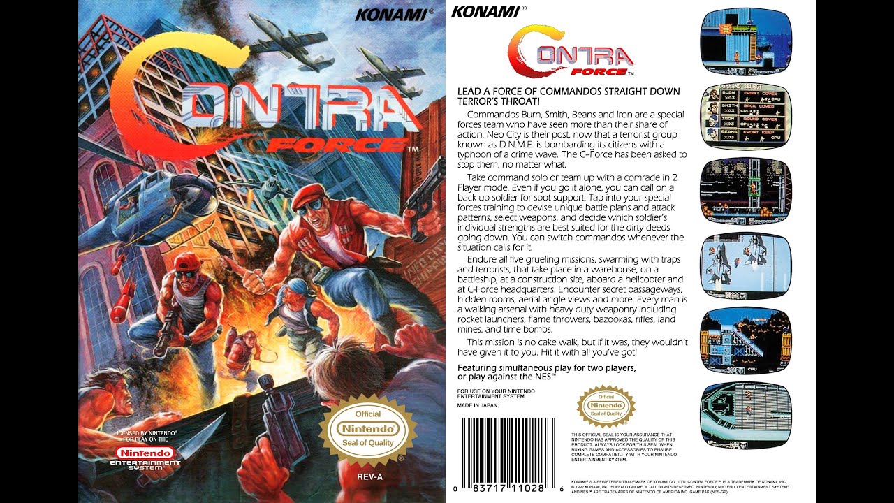 Contra Force пробую пройти. И бонусом пробуем забрать Super Mario Bros ...