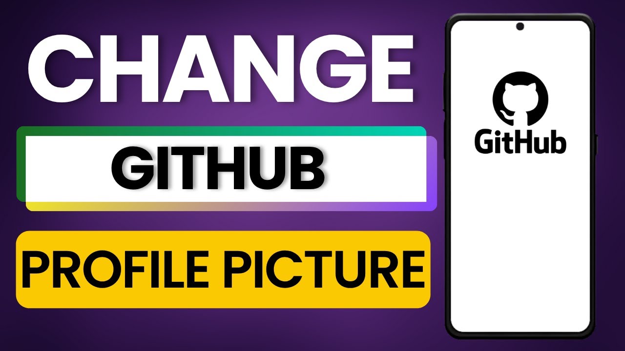 How To Change GitHub Profile Picture 2025 - YouTube