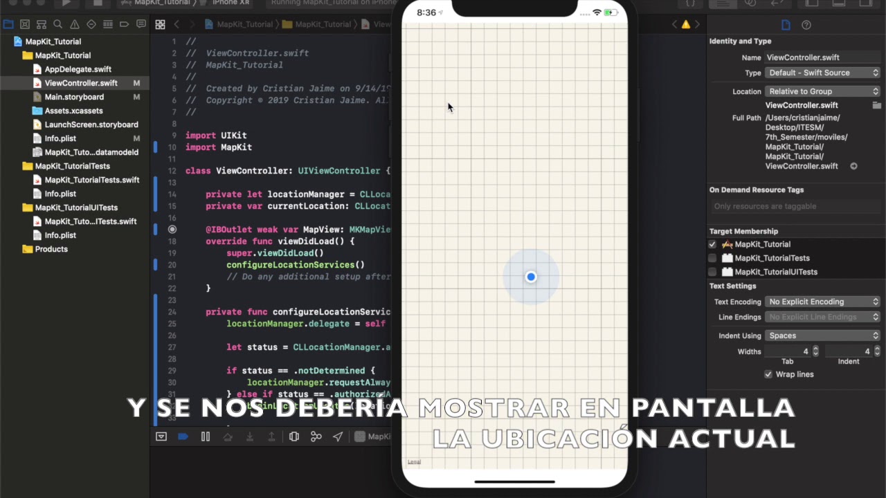 Tutorial Mapkit Swift Youtube 5103