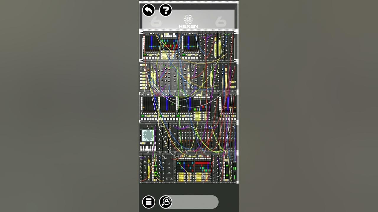 hexen virtual modular synth patch 04 120 bpm - YouTube