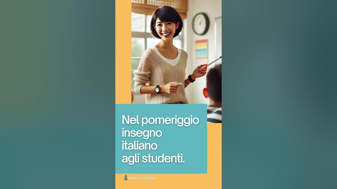 Talking about your daily routine in Italian 【Learn Italian】 - YouTube