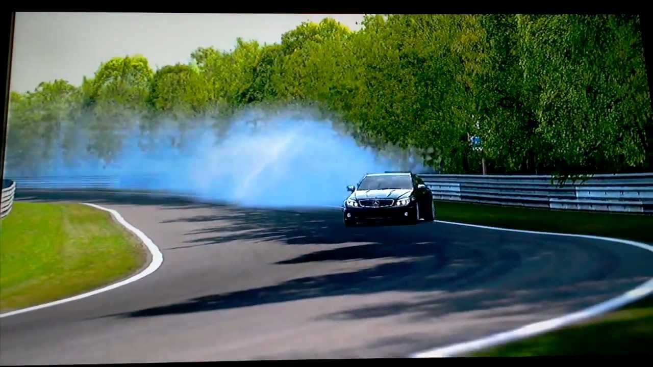 Mercedes C63 AMG - Insane Drifting at Nurburgring! - YouTube