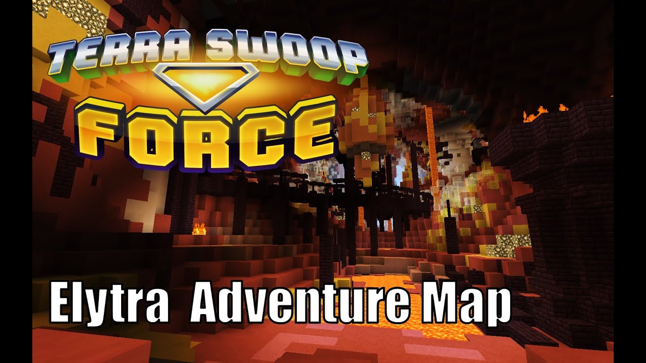 Minecraft - Terra Swoop Force - Elytra Adventure Map - Rescue Mission - All Levels - YouTube