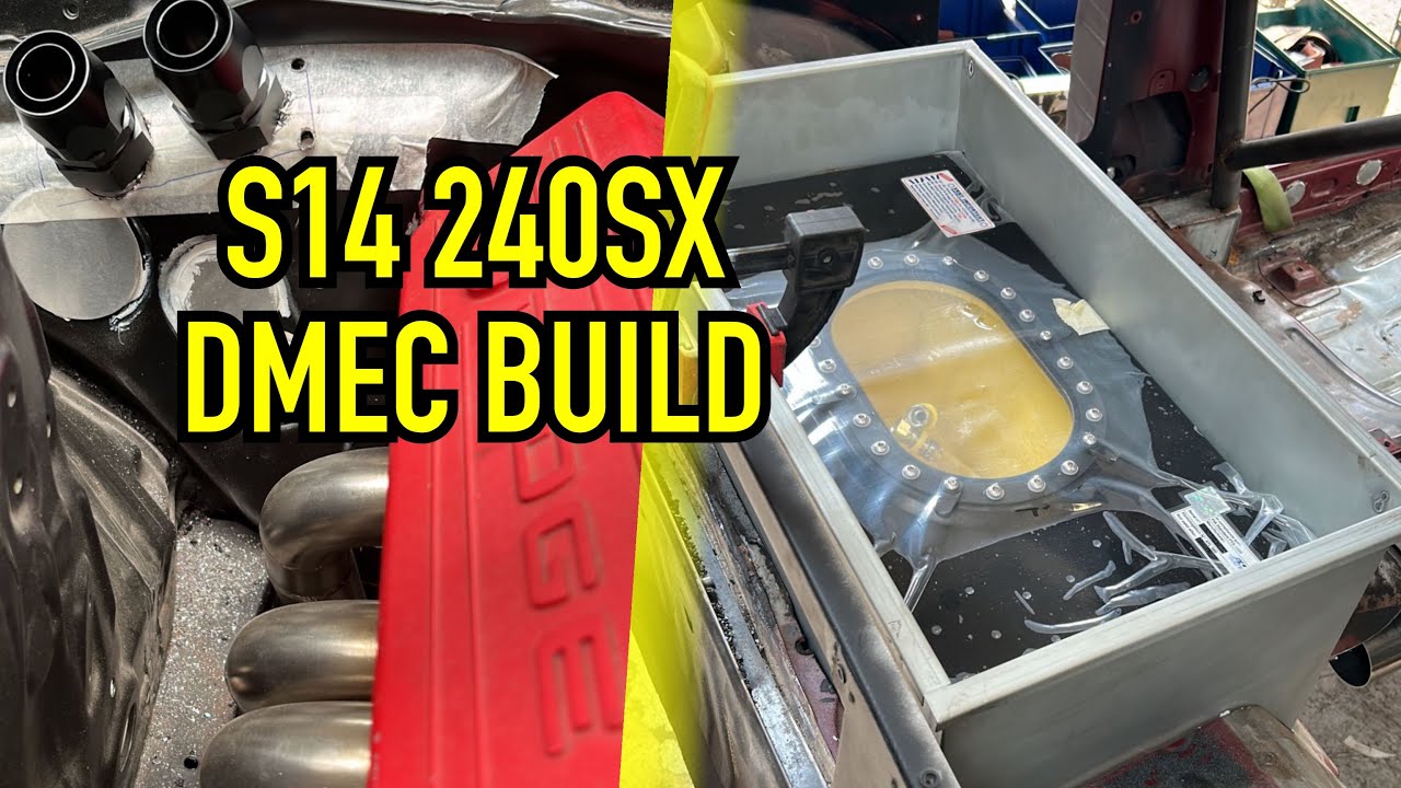 Nissan S14 DMEC Pro Drift Car Build : Tank and Bulkhead - YouTube