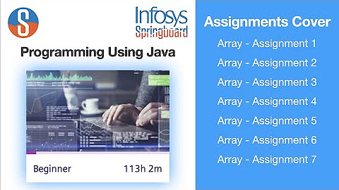 Infosys Springboard Assignments Answers - YouTube