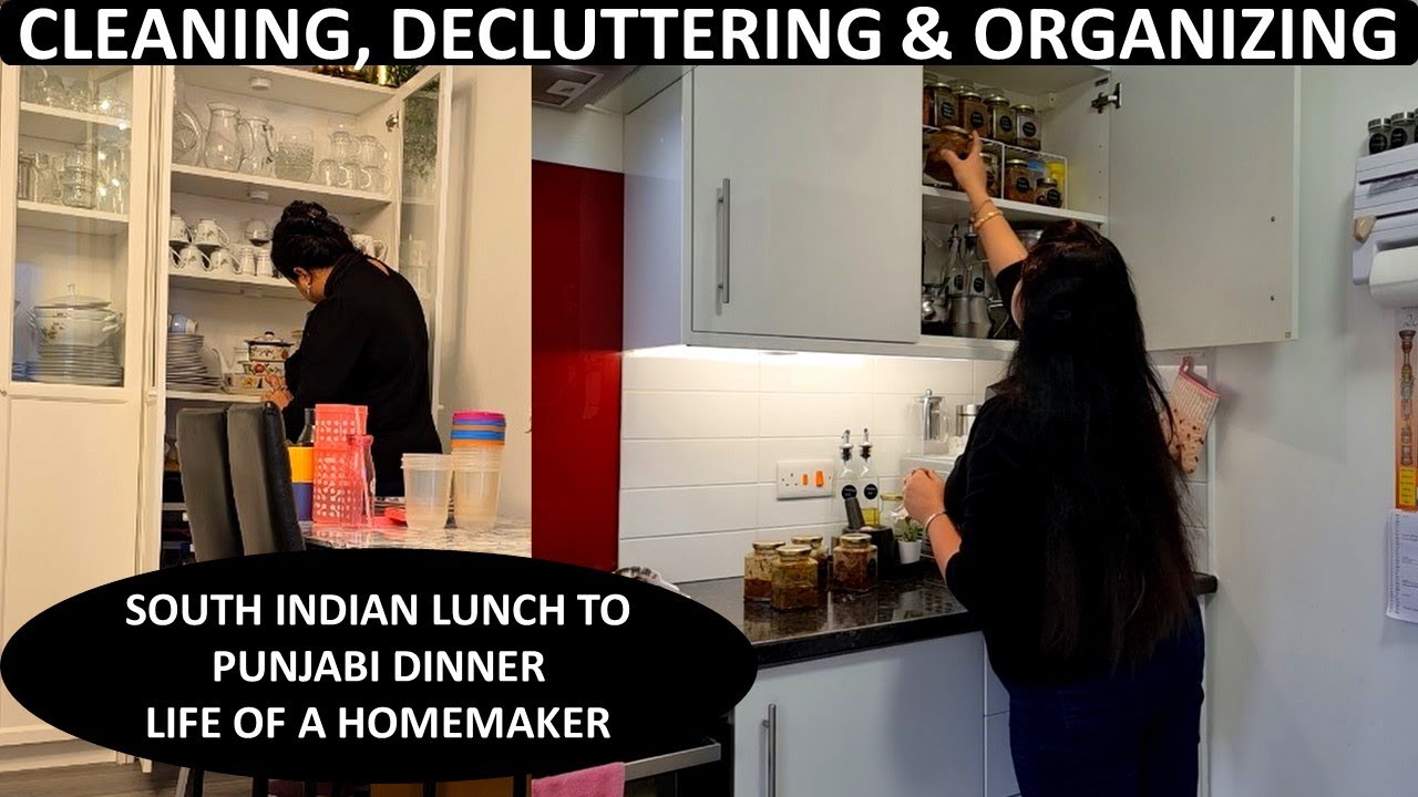 Kitchen Cleaning, Decluttering & Organizing | South Indian Lunch To ...