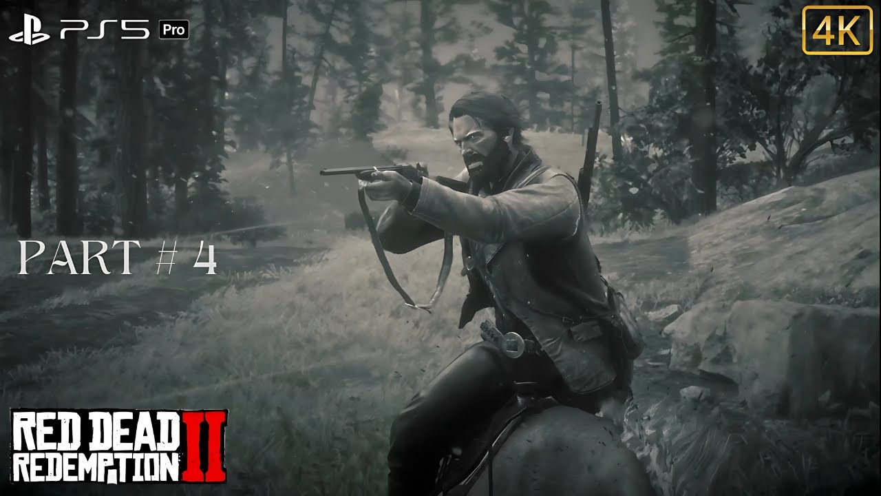 RED DEAD REDEMPTION 2 - PS5 Pro 4k Ultra HD Gameplay Walkthrough Part 4 ...