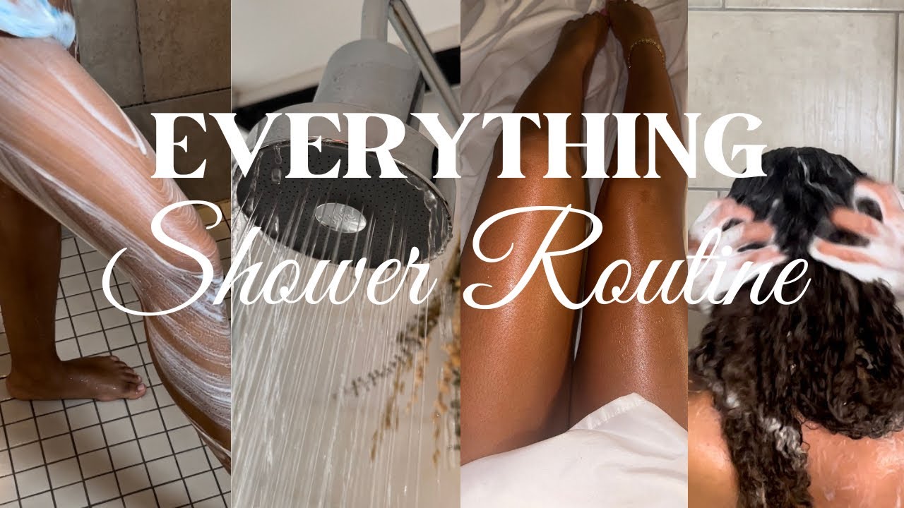 My ultimate EVERYTHING shower routine| skincare, haircare, body care ...