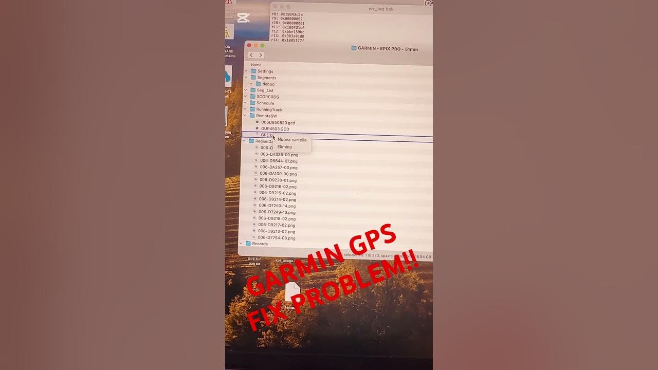 GARMIN GPS ERROR, RISOLTO, SBLOCCATO FUNZIONA!!!!!! - YouTube