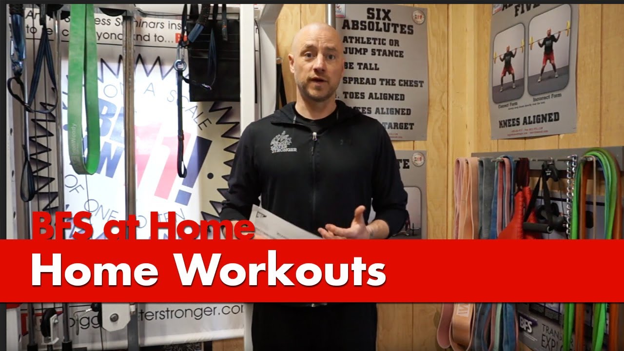 BFS HOME WORKOUTS - YouTube