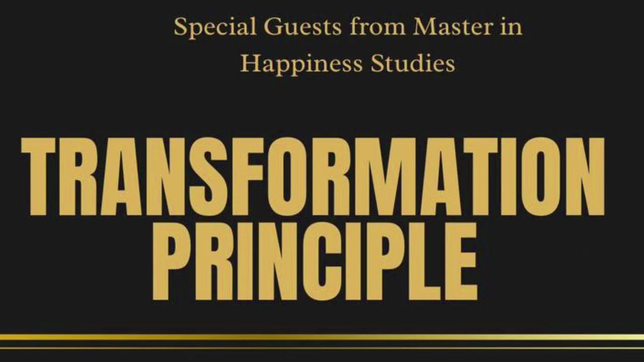 Transformation Principle- day 6 - YouTube