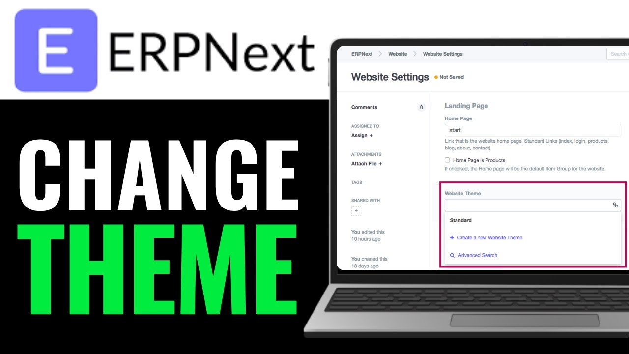 How To Change ERPNext Theme 2025 (Step-by-Step) - YouTube