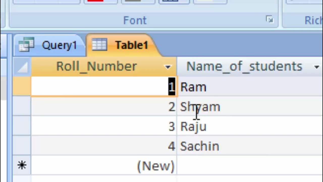 Delete Command In Microsoft Access 2007 Computerexcelsolution Youtube