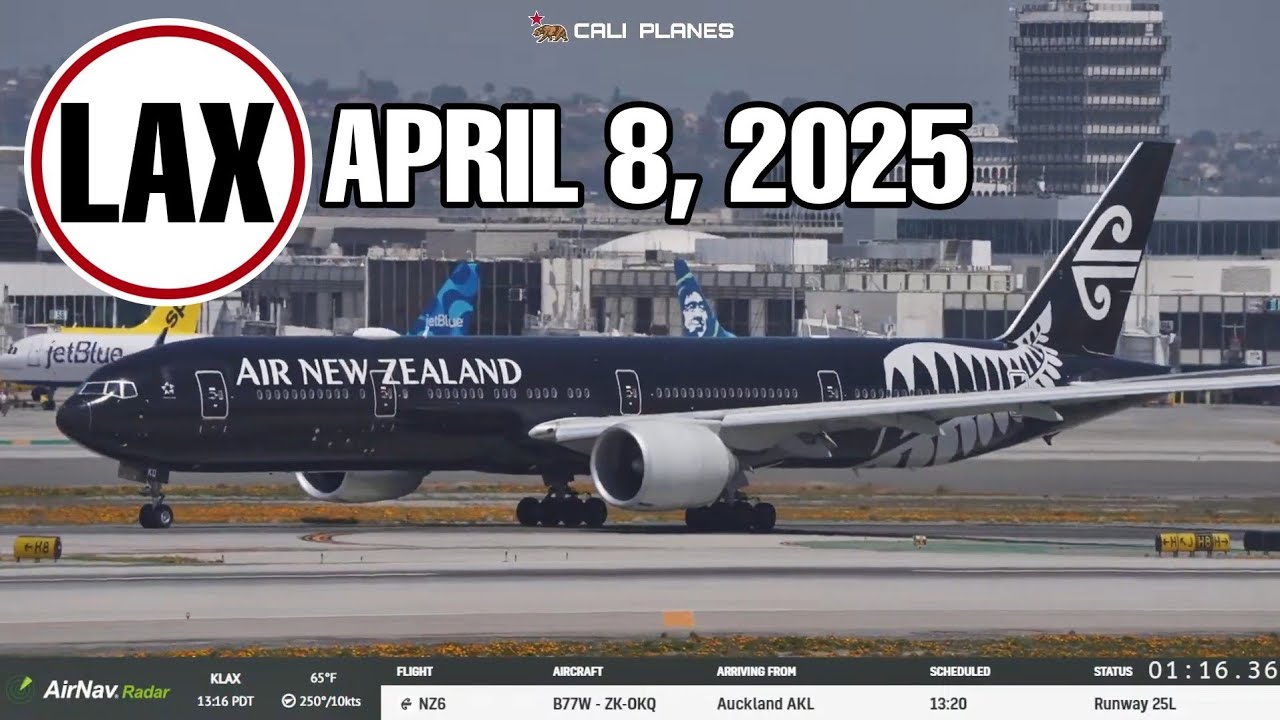 KLAX LIVE | LOS ANGELES INT AIRPORT PLANE SPOTTING WEBCAM LIVE STREAM ...