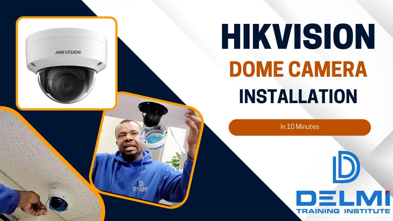 HikVision Dome Camera Installed under 10 Minutes. (Ceiling Tile Taken ...