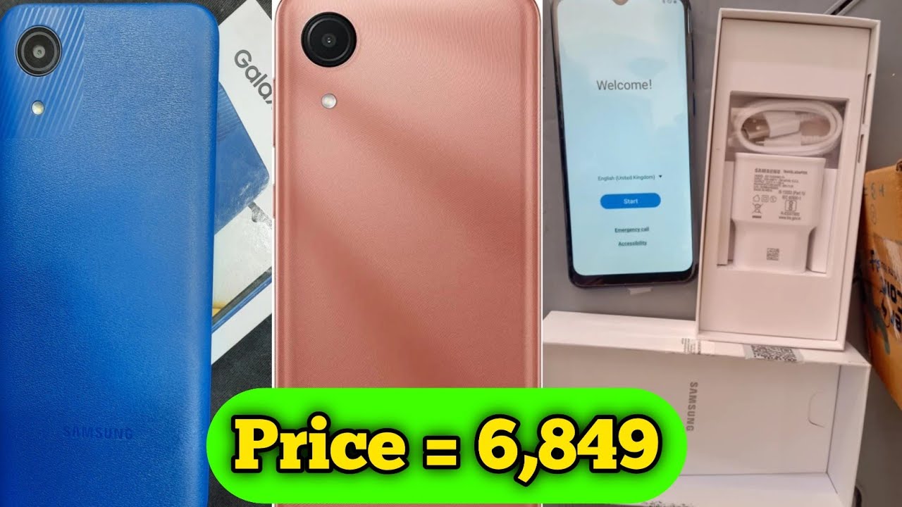 Samsung Galaxy A03 Core Mint Unboxing, First Look & Review 🔥| Best ...