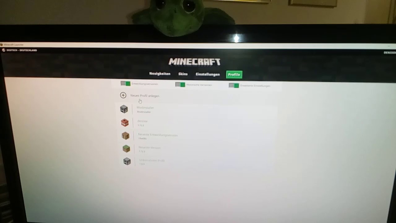 Wie man die minecraft Version ändert - YouTube