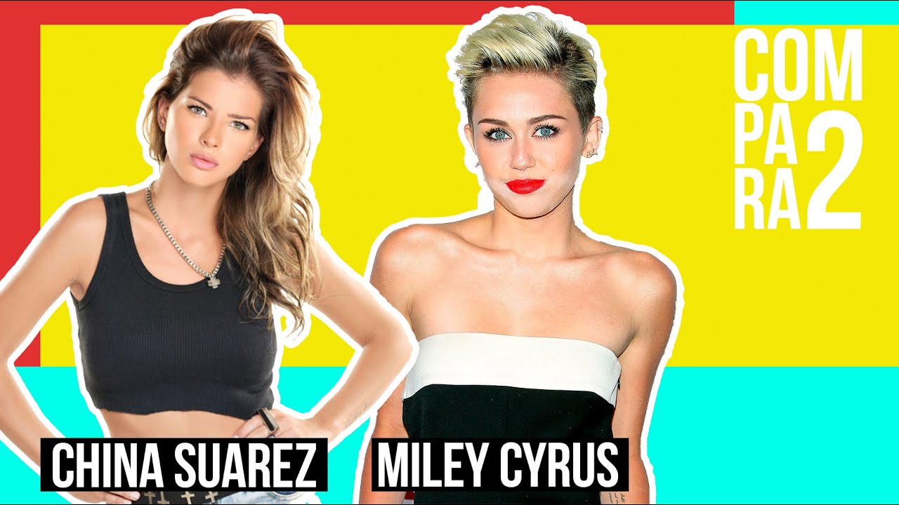 Topless: China Suarez Vs Miley Cyrus | Compara2 - YouTube